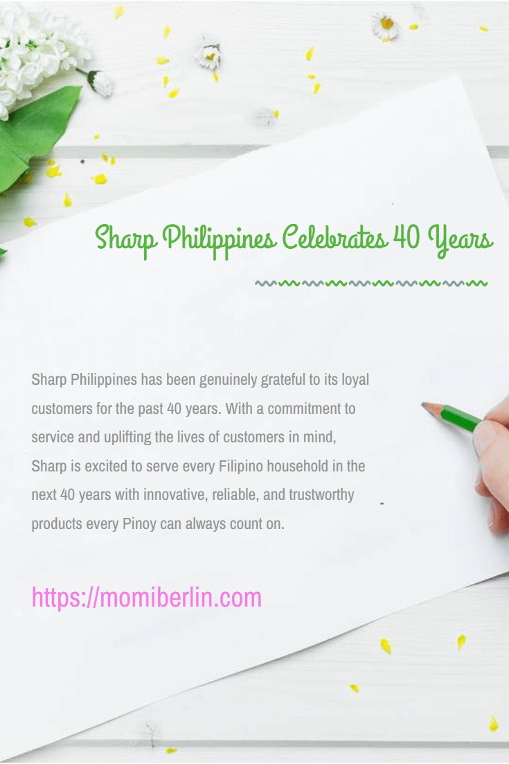 Sharp Philippines Celebrates 40 Years - Momi Berlin