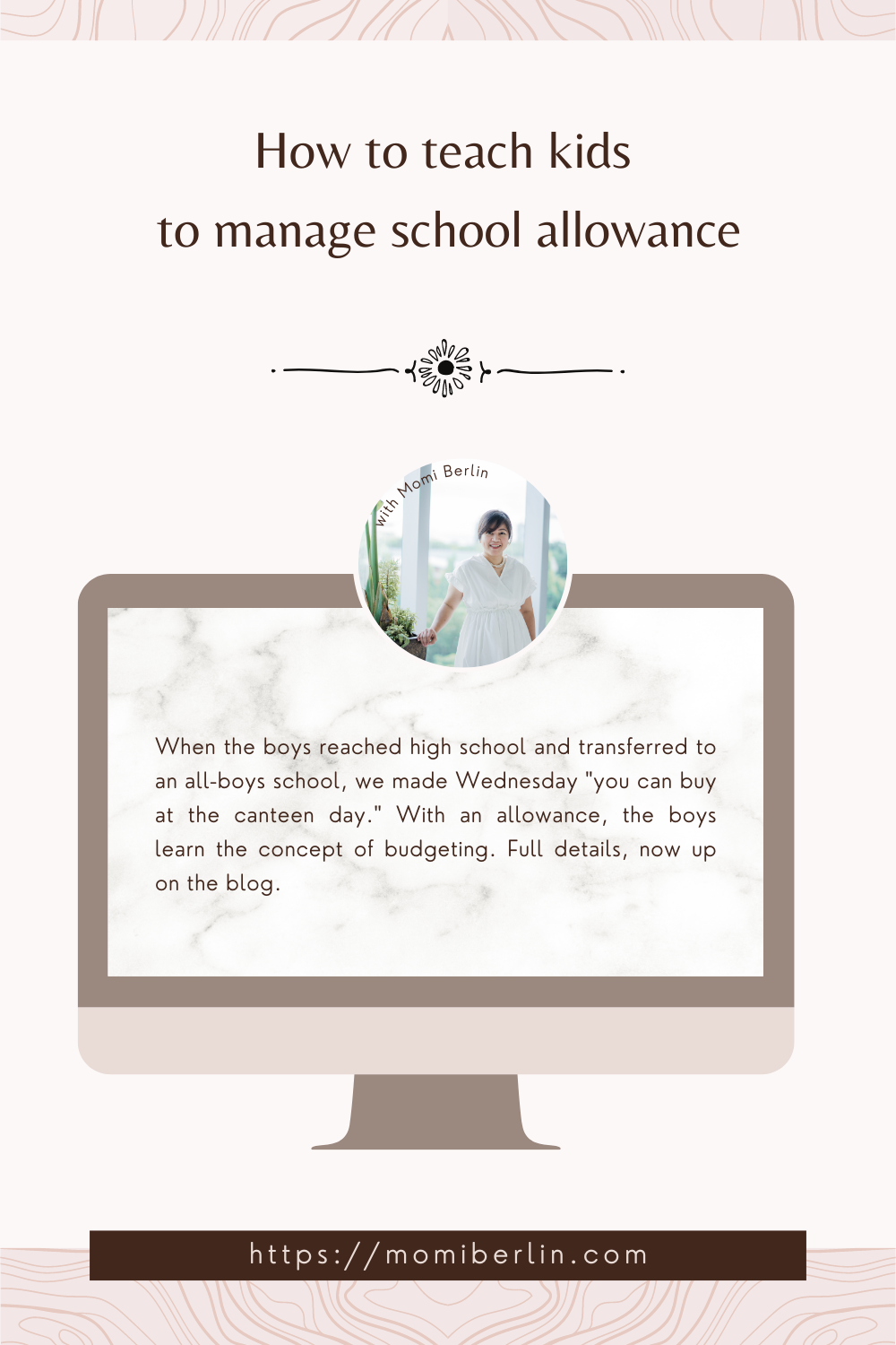 How to teach kids to manage school allowance - Momi Berlin